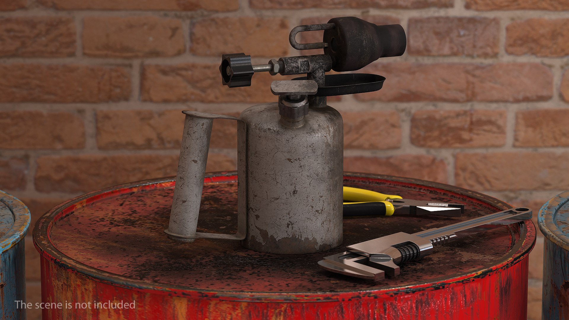Used Blowlamp 3D Model - TurboSquid 1409033
