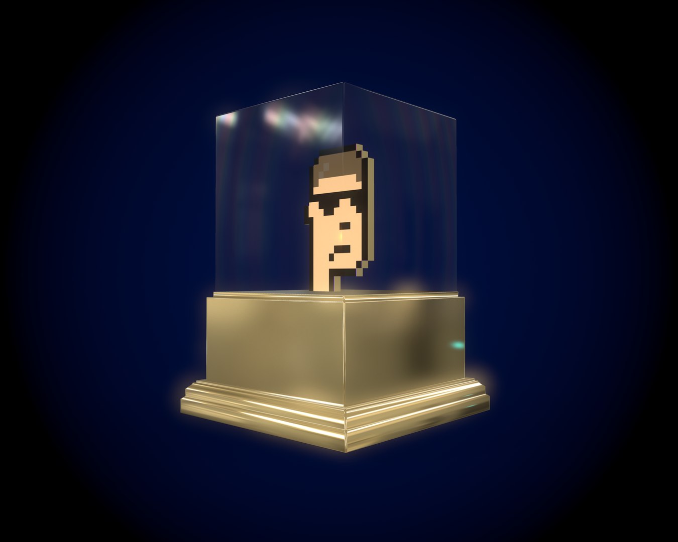 Gold Punk Low Poly 3D Model - TurboSquid 1882236