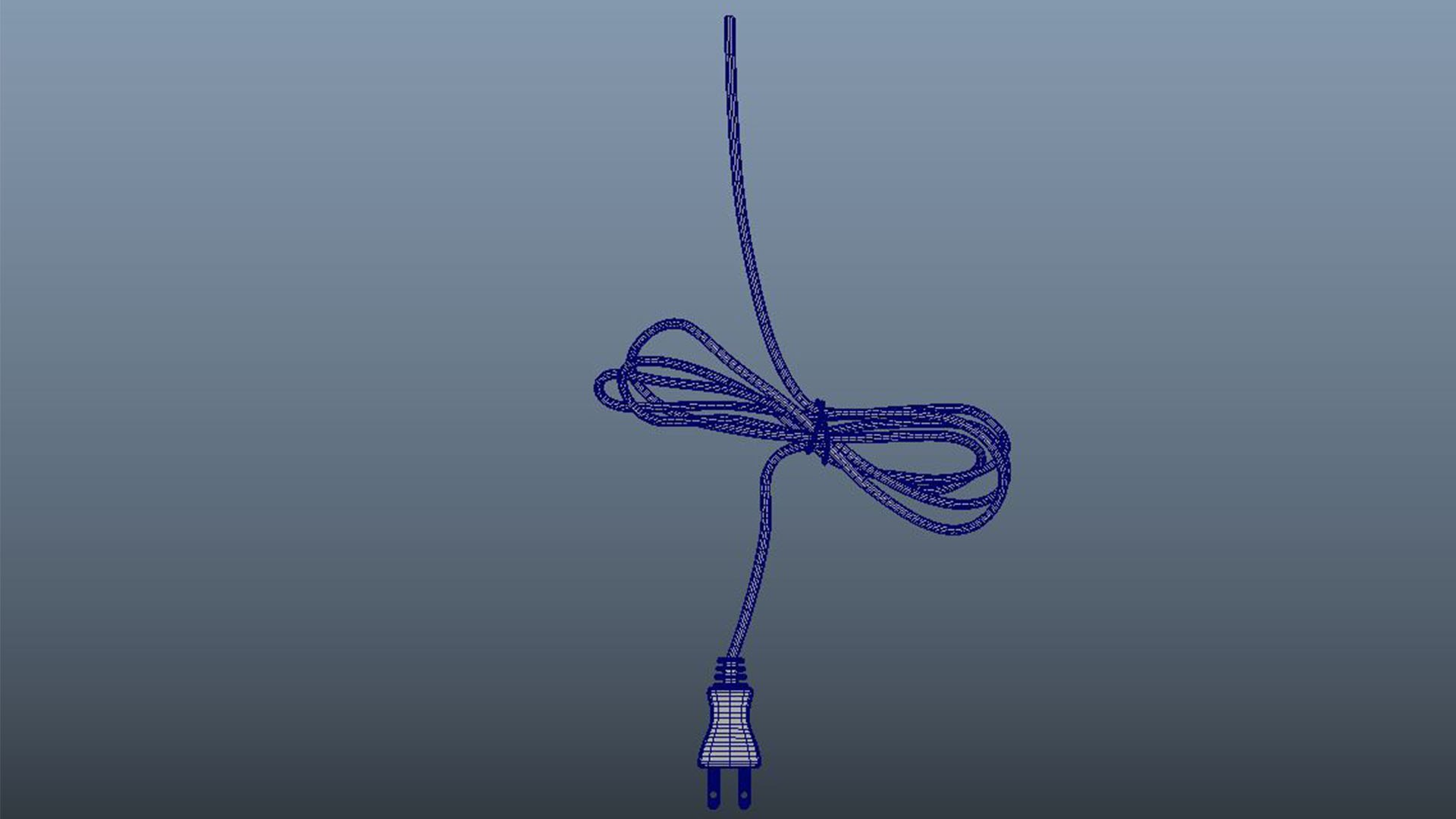 Power Cable 3D Model - TurboSquid 2086767