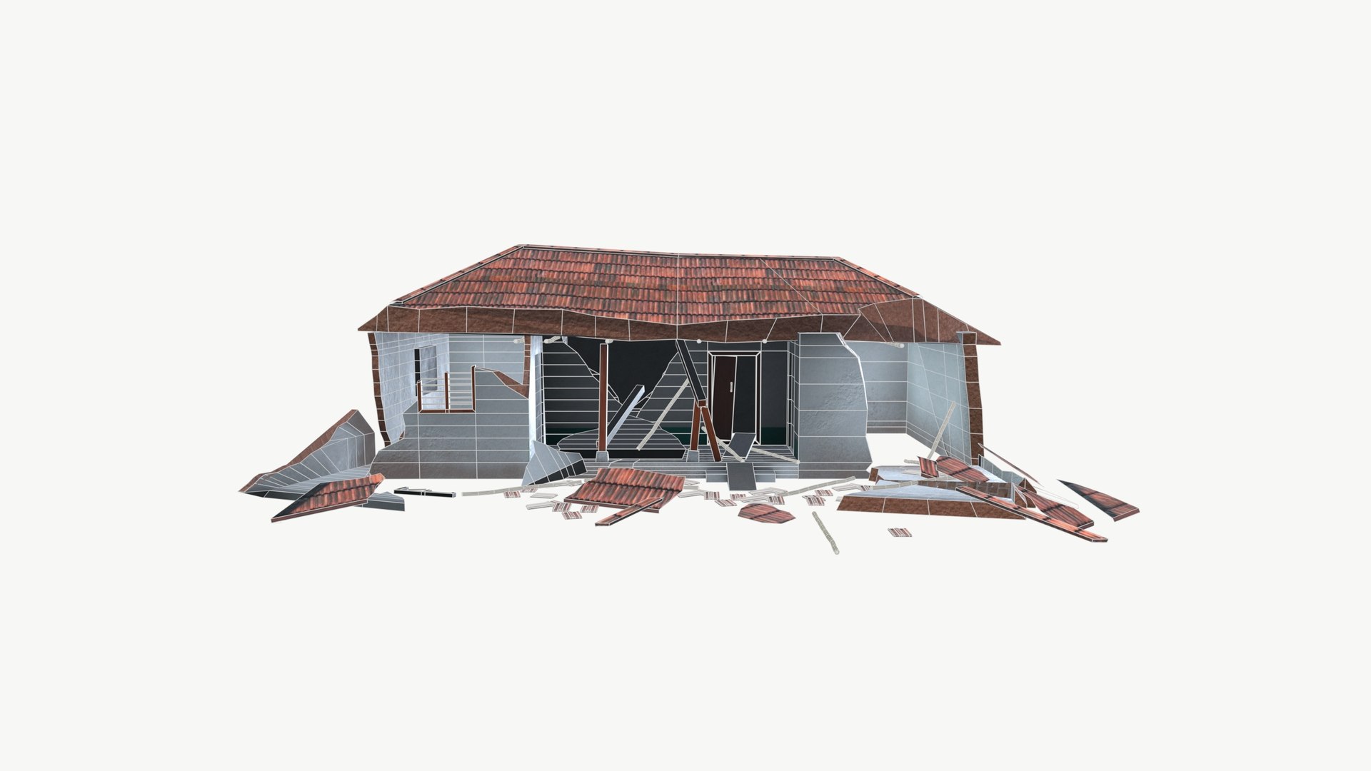 Destroy Village House Model - TurboSquid 2274904