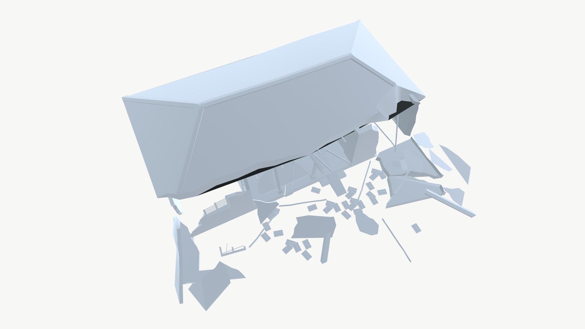 Destroy Village House Model - TurboSquid 2274904