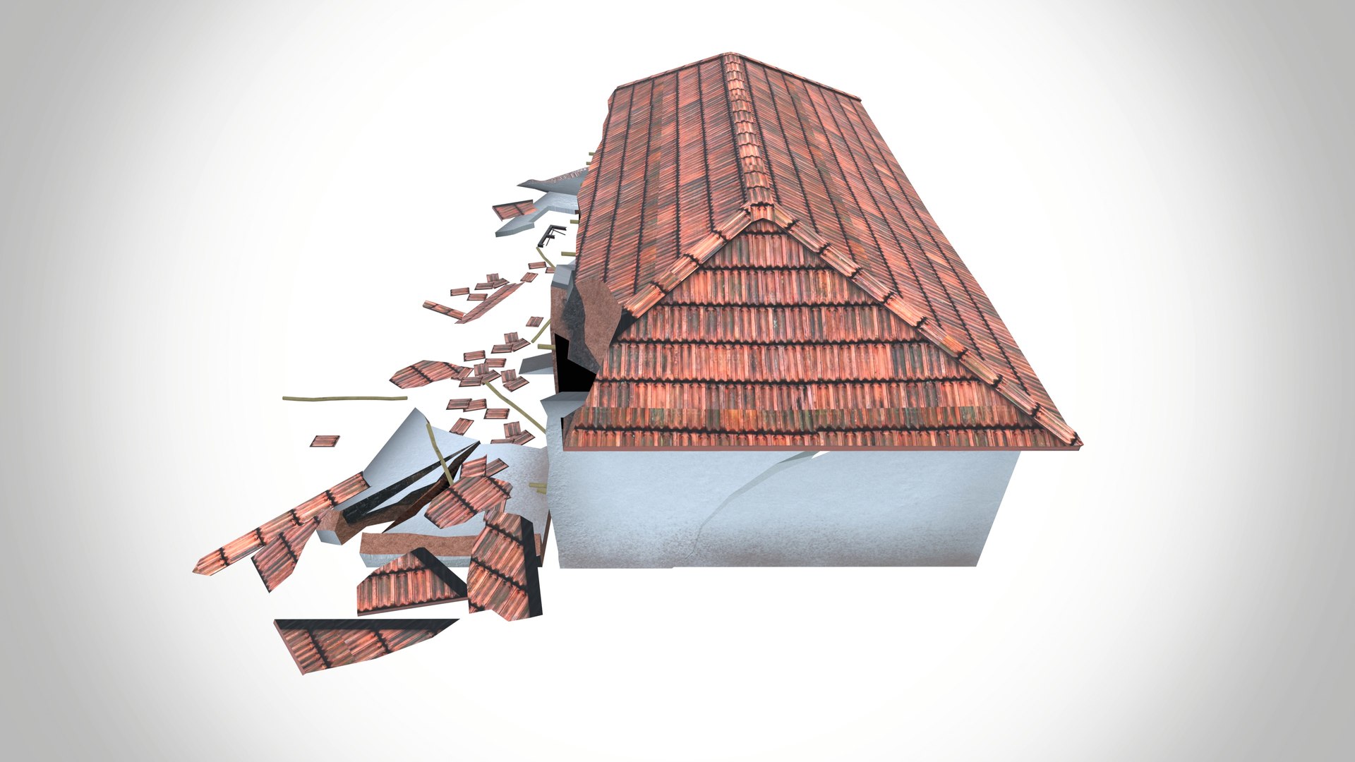 Destroy Village House Model - TurboSquid 2274904