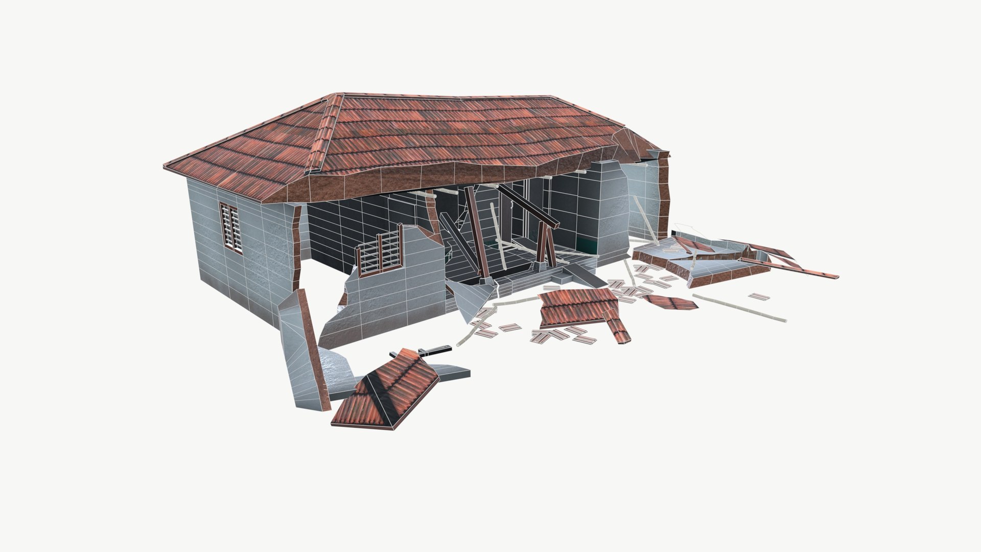 Destroy Village House Model - TurboSquid 2274904