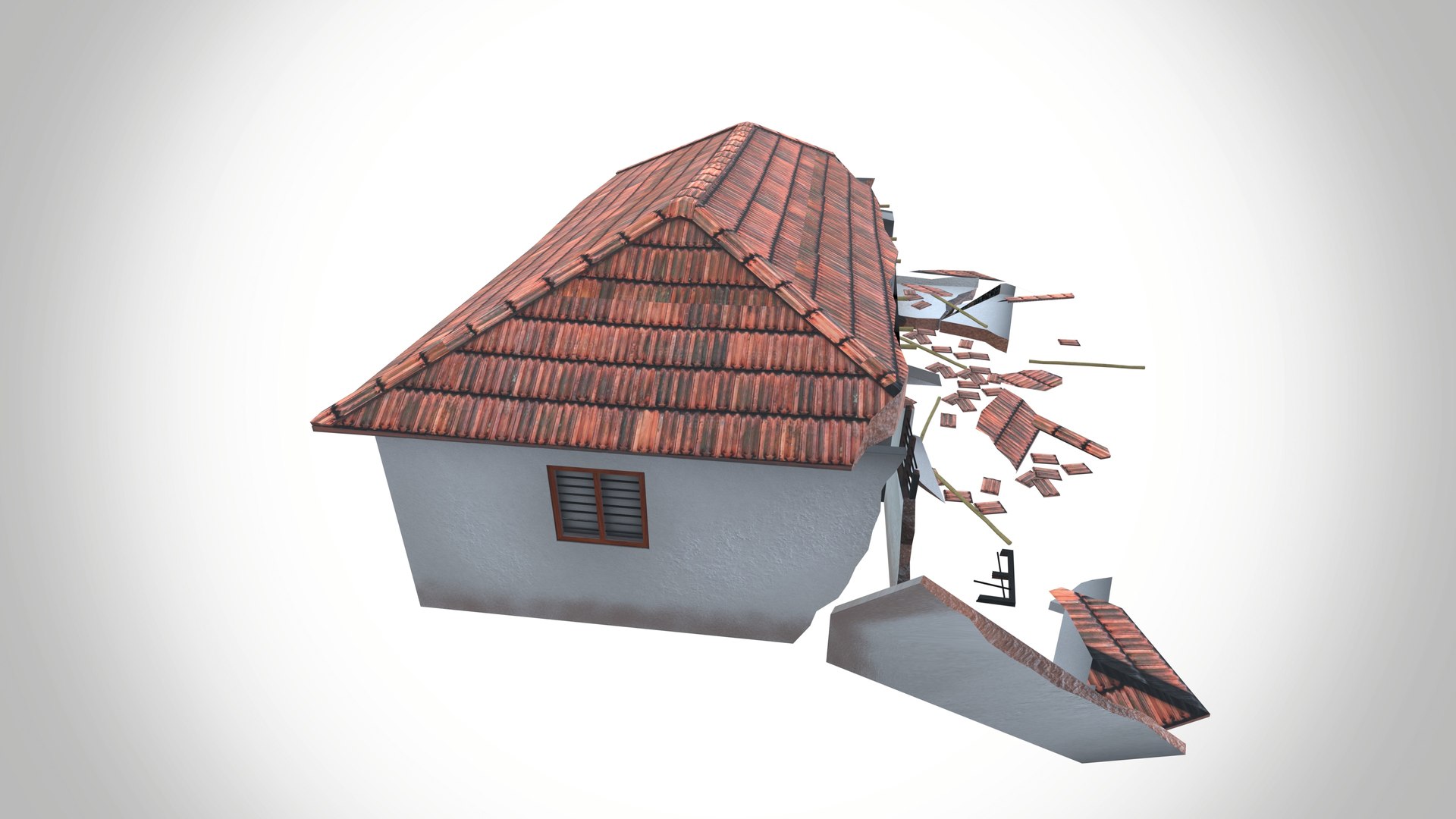 Destroy Village House Model - TurboSquid 2274904