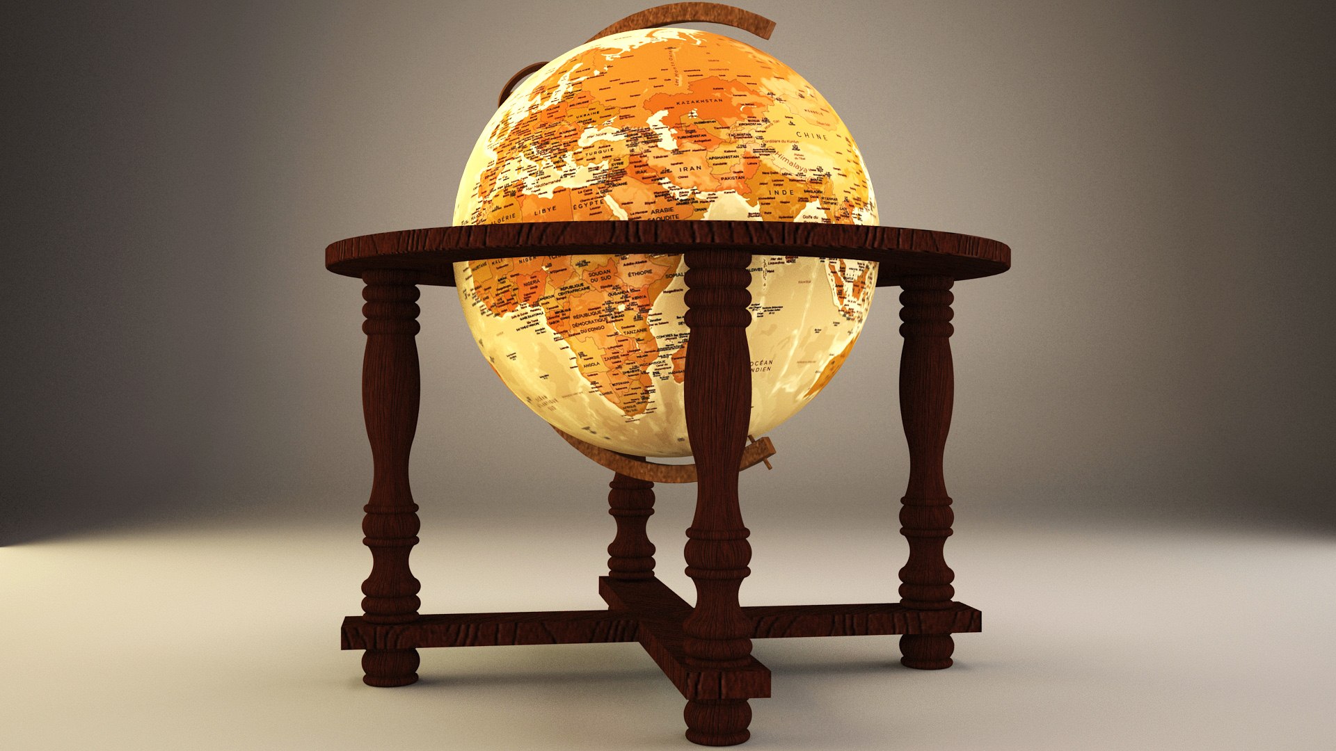 Globe 3D model - TurboSquid 1254489