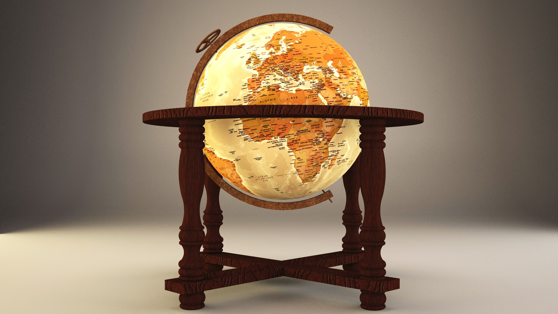 Globe 3D model - TurboSquid 1254489