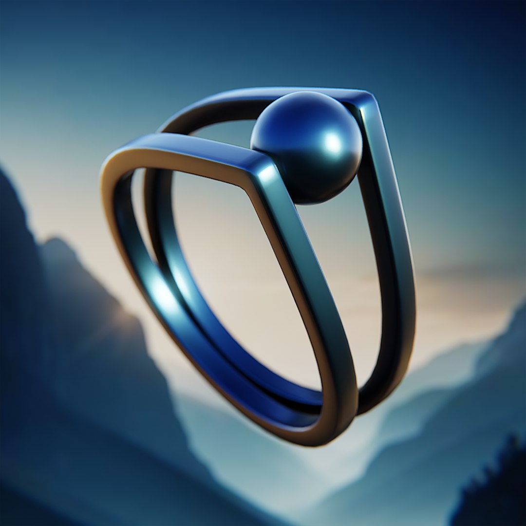 Sculptural Gold Ring Floating Sphere Design 53 3D Model - TurboSquid ...