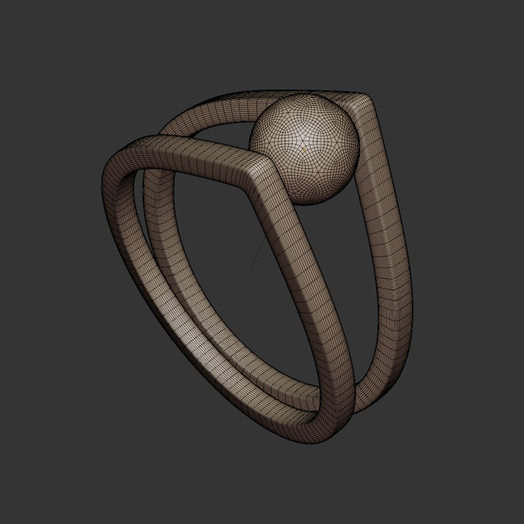 Sculptural Gold Ring Floating Sphere Design 53 3D Model - TurboSquid ...