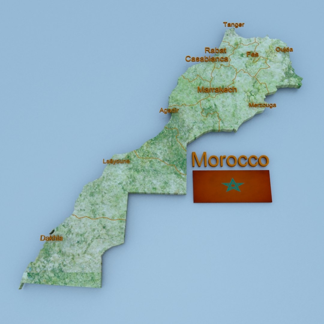 3D Morocco Country Model - TurboSquid 1292313