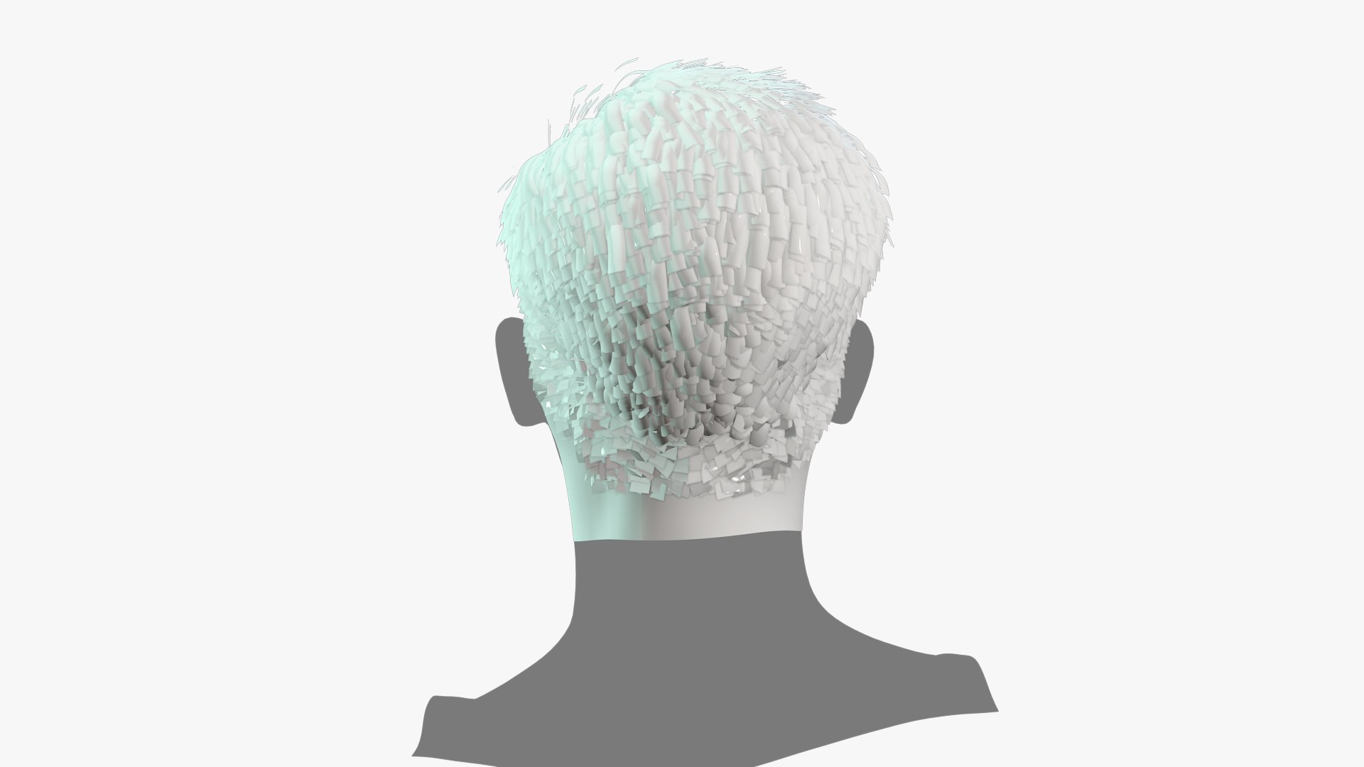 Male Hair - 007 Model - TurboSquid 1776287