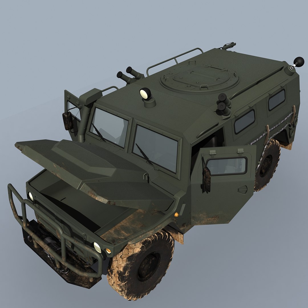 3d Vpk-233115 Tigr-m Spn Tigr Model