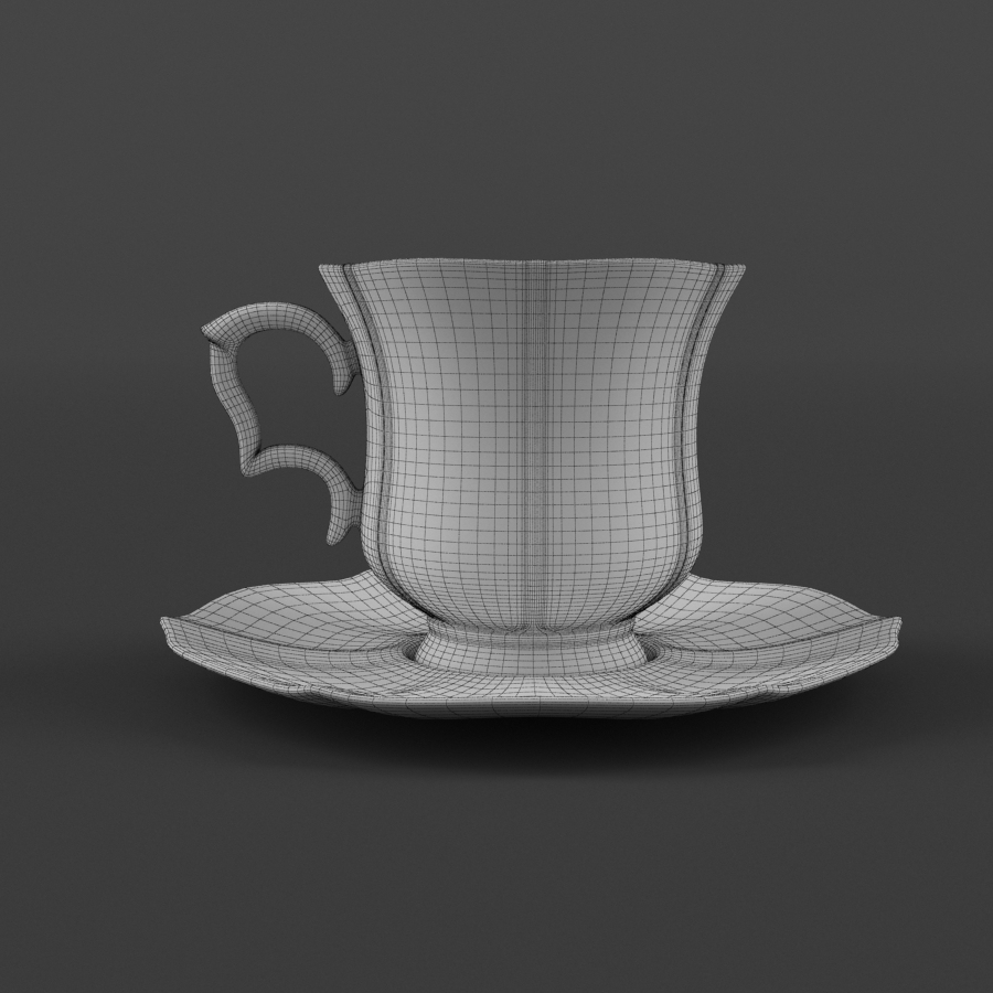 coffee cup 3d max