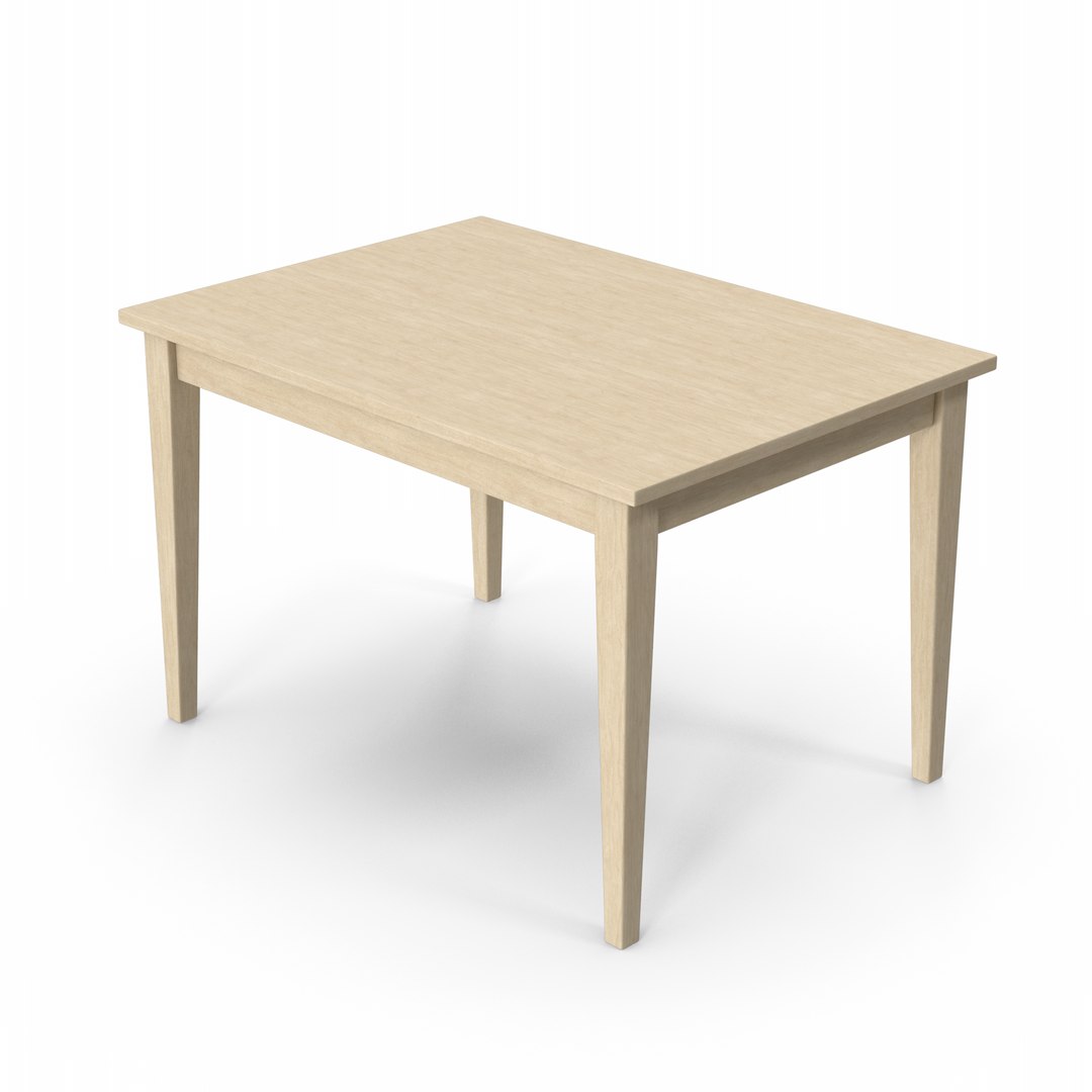 3D Wooden Table Model - TurboSquid 2126280