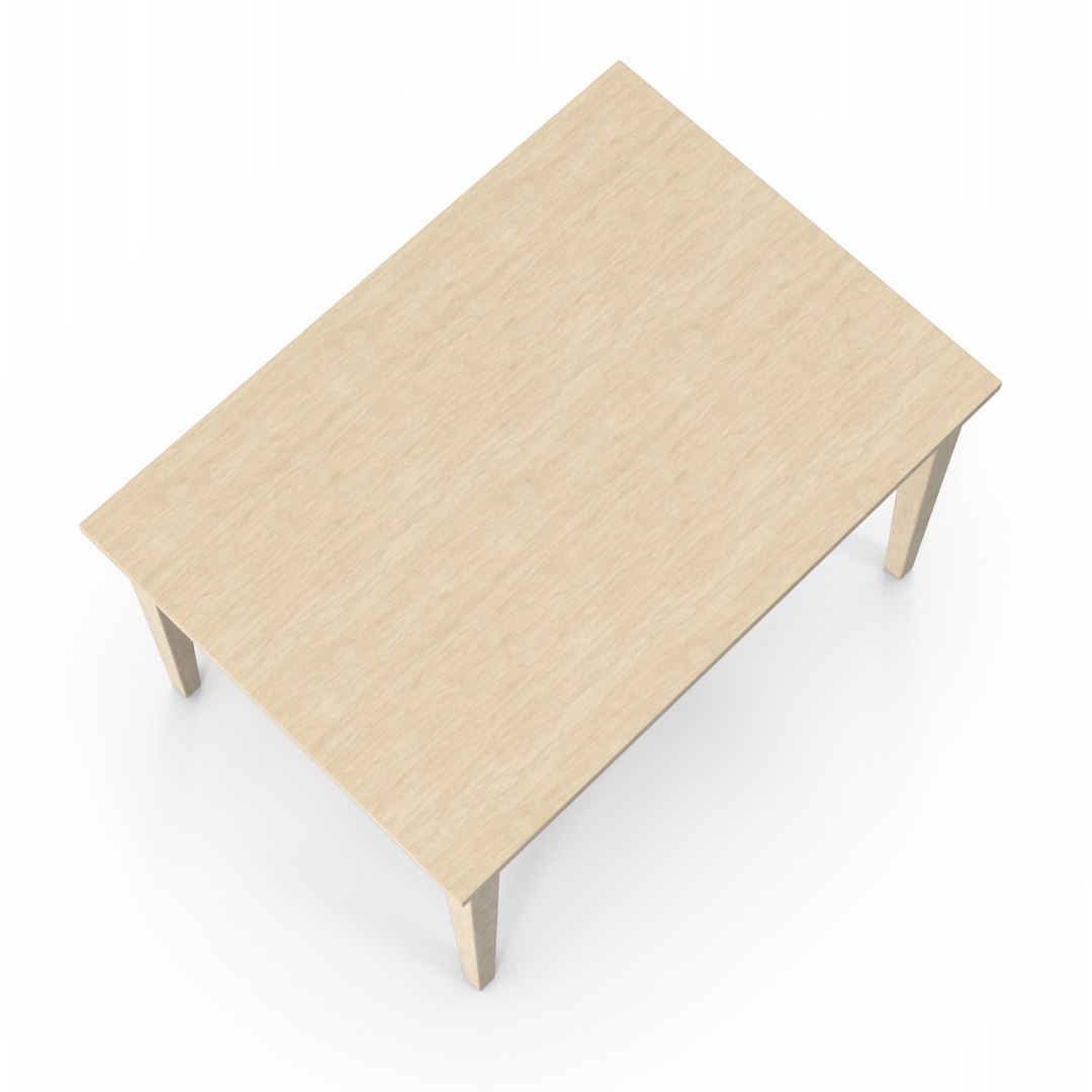 3D Wooden Table model - TurboSquid 2126280