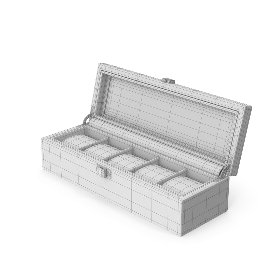 3D Opened Watch Box - TurboSquid 2253964