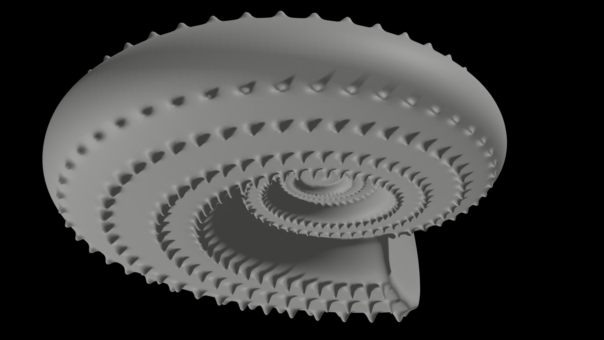 3D Discocone Conch Spines model - TurboSquid 2168976