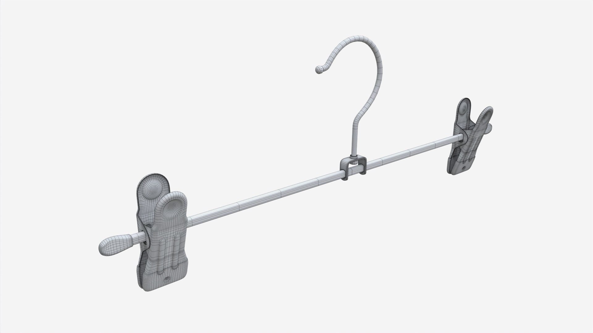 3D Hanger For Clothes Stainless Steel - TurboSquid 1967686