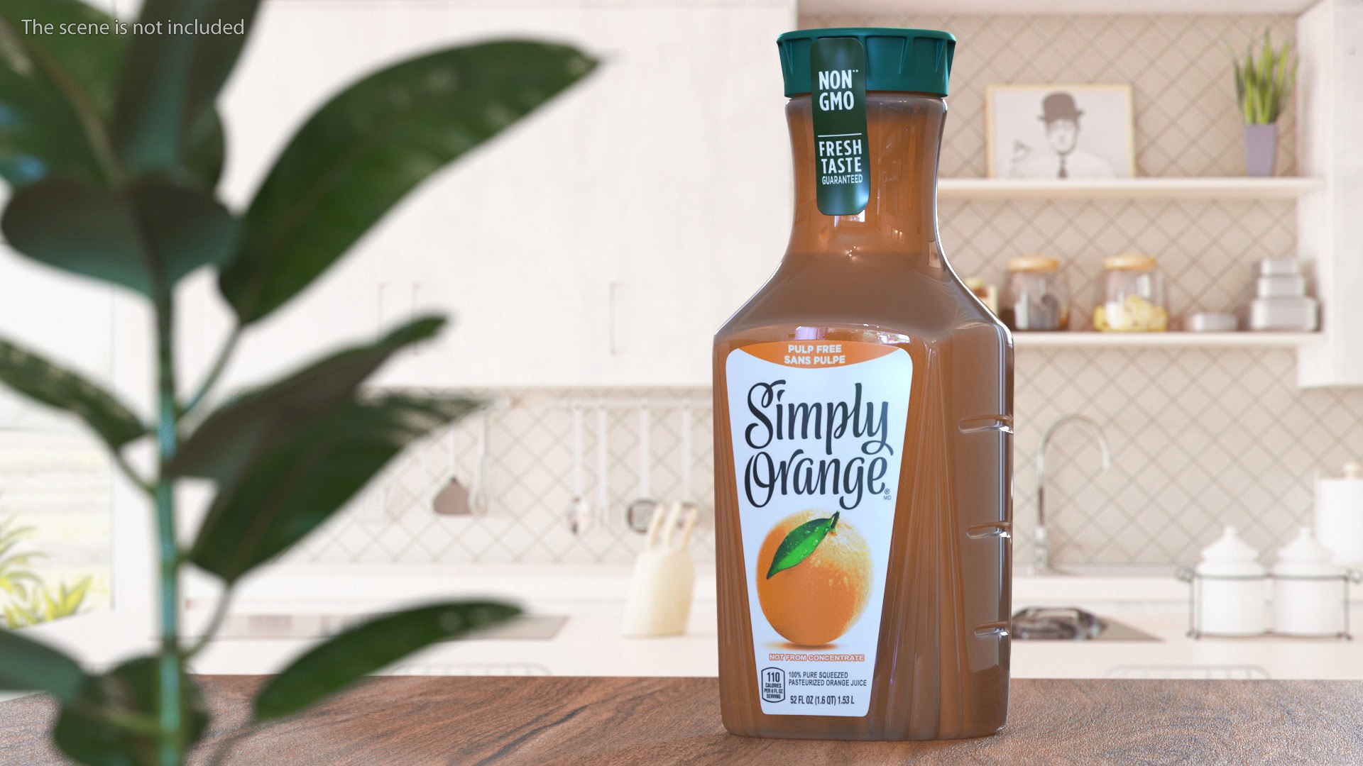 Fruit Coke Simply Orange Model - TurboSquid 2045923