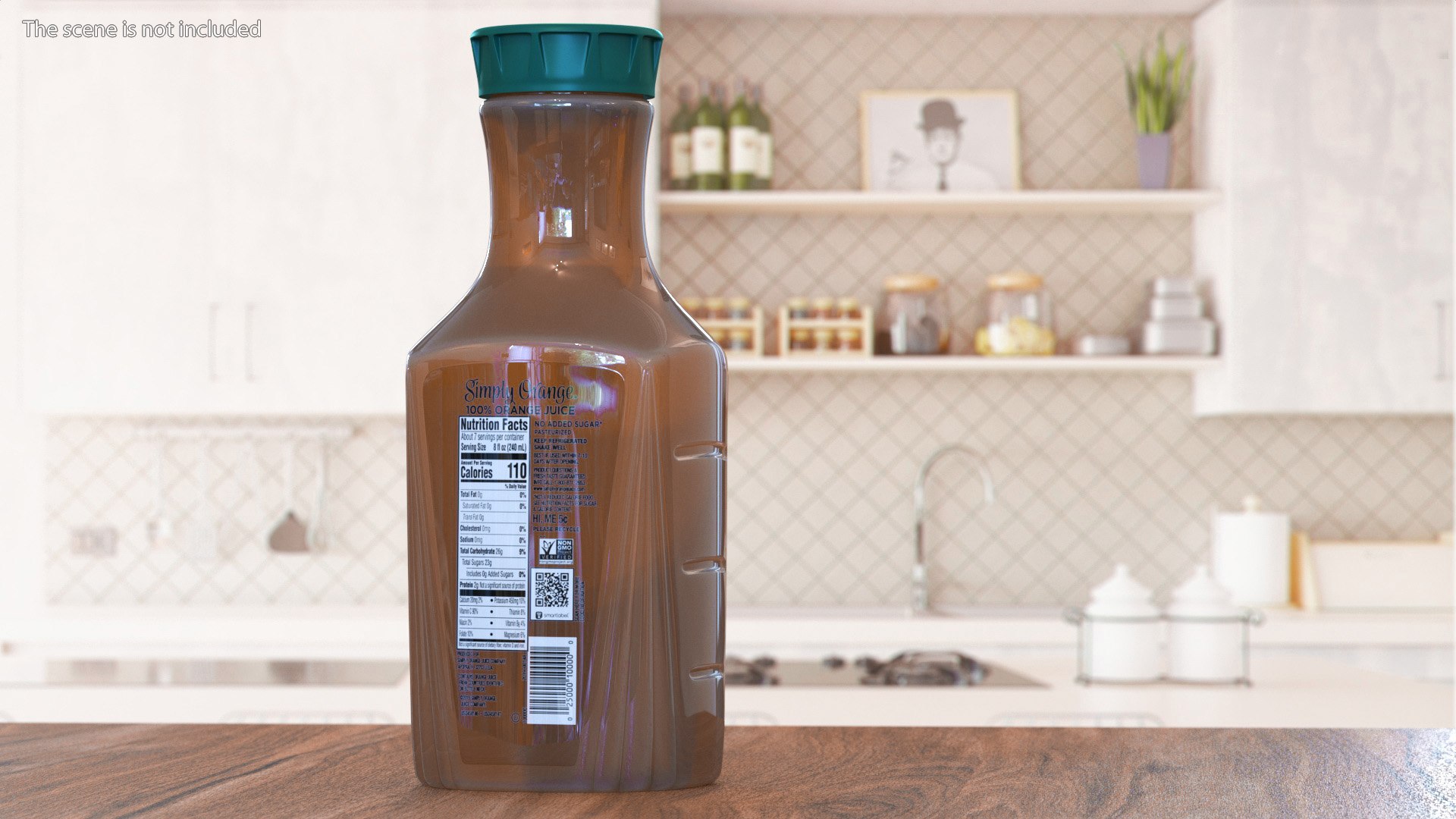 Fruit Coke Simply Orange Model - TurboSquid 2045923