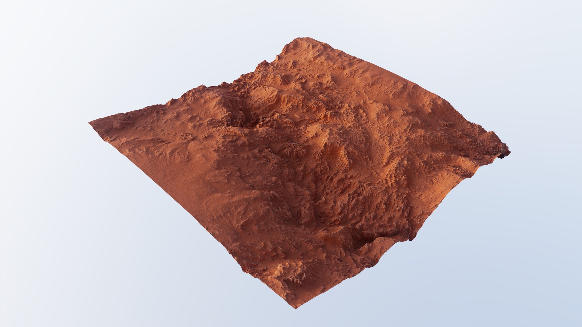 3D Mars Terrain Model - TurboSquid 2160575