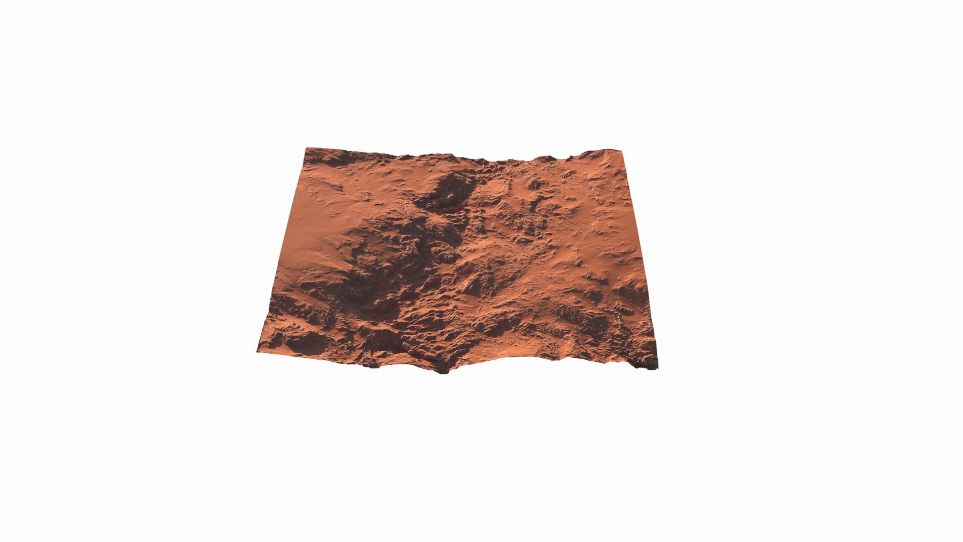 3D Mars Terrain Model - TurboSquid 2160575