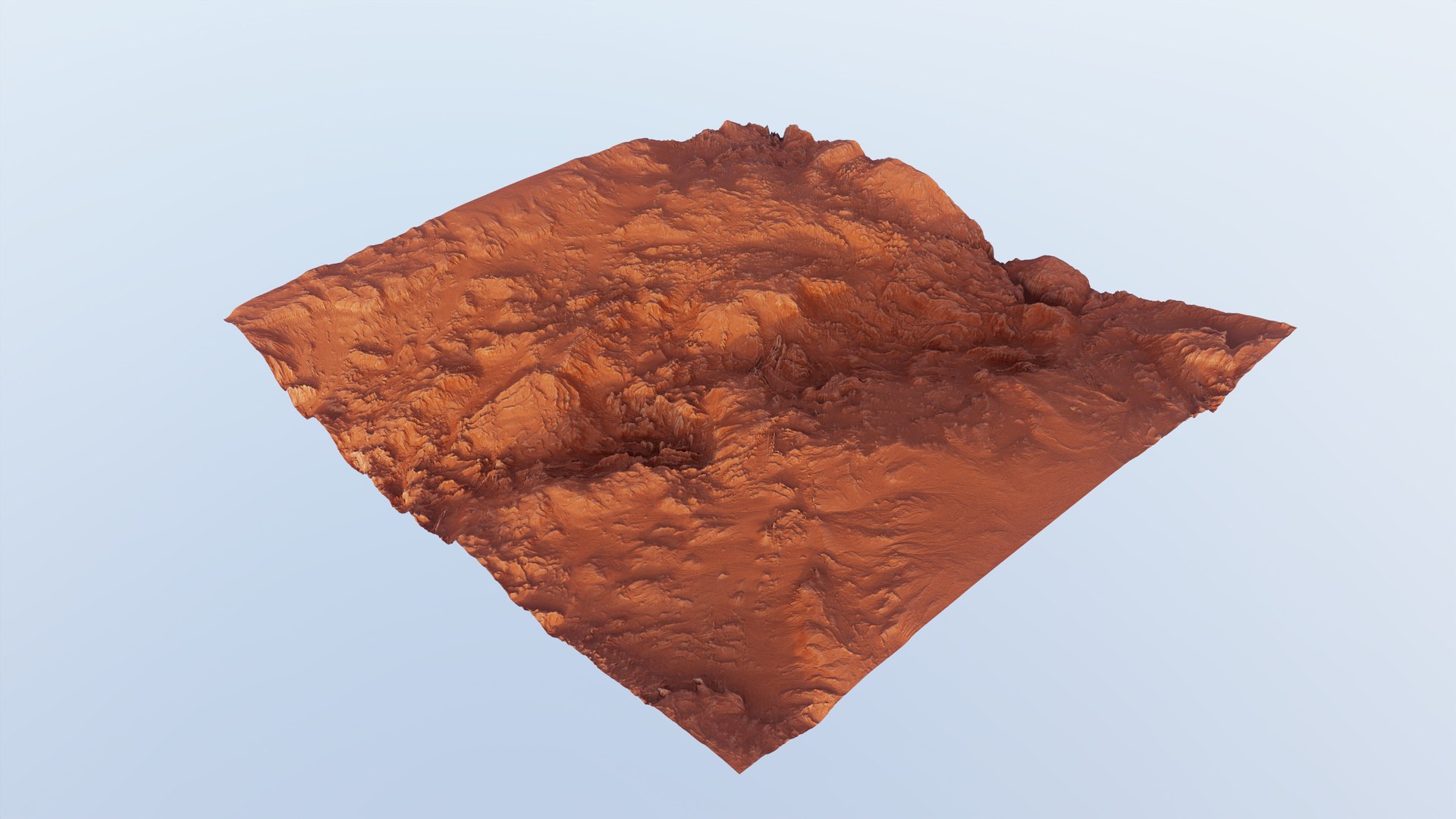 3D Mars Terrain Model - TurboSquid 2160575