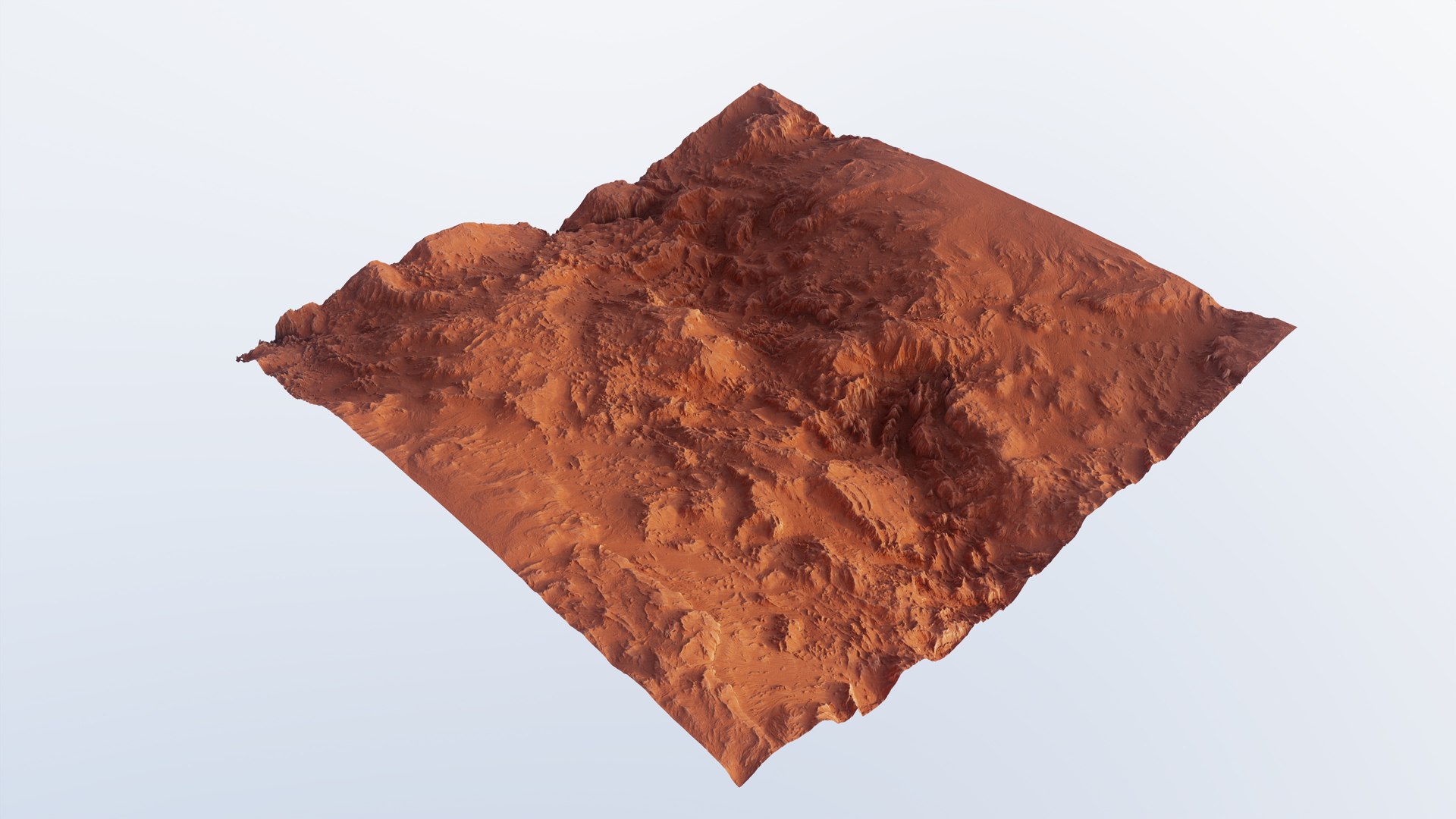 3D Mars Terrain Model - TurboSquid 2160575