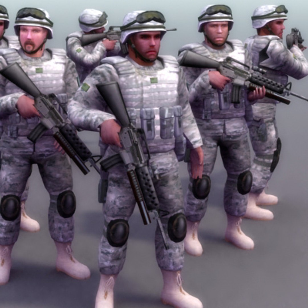 Usarmy Military 3d Model