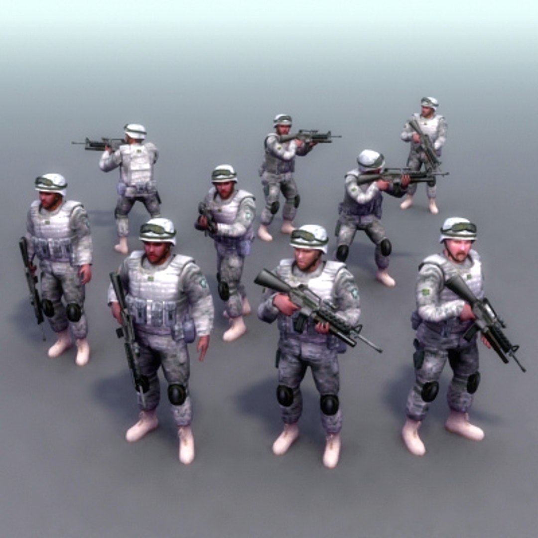 Usarmy Military 3d Model