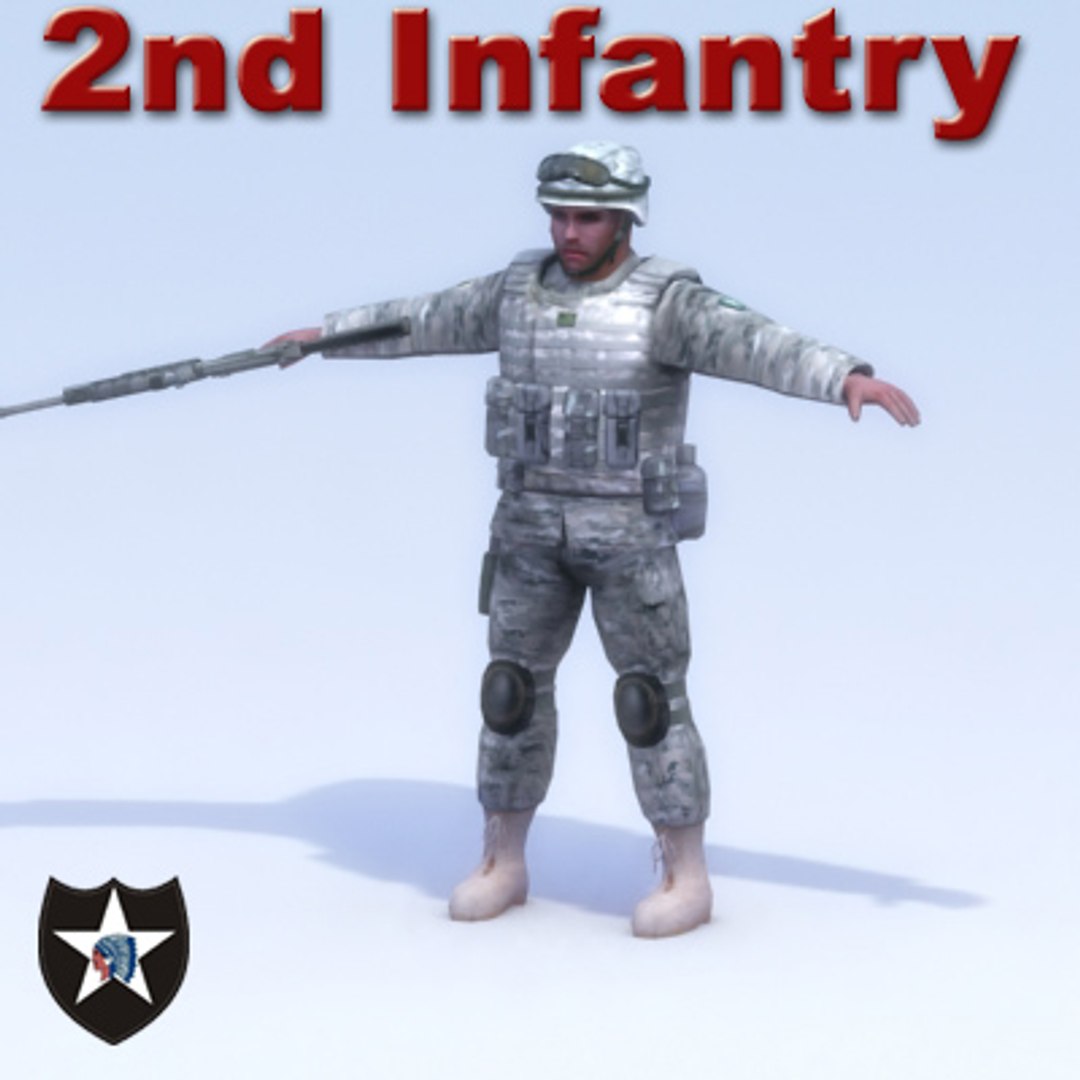 Usarmy Military 3d Model