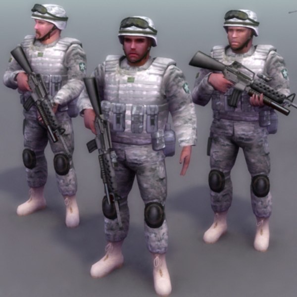 usarmy military 3d model