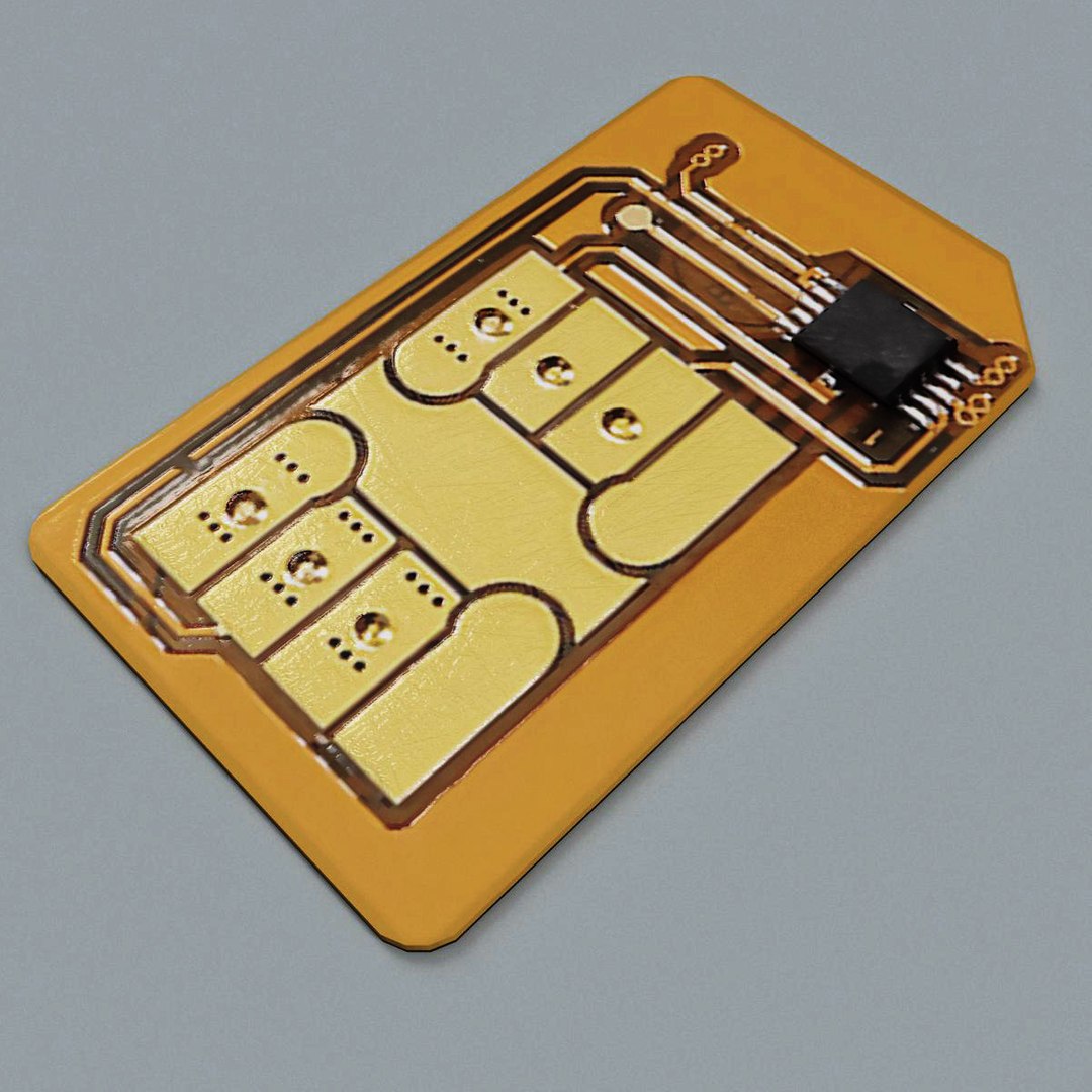 3d Sim Cards Set