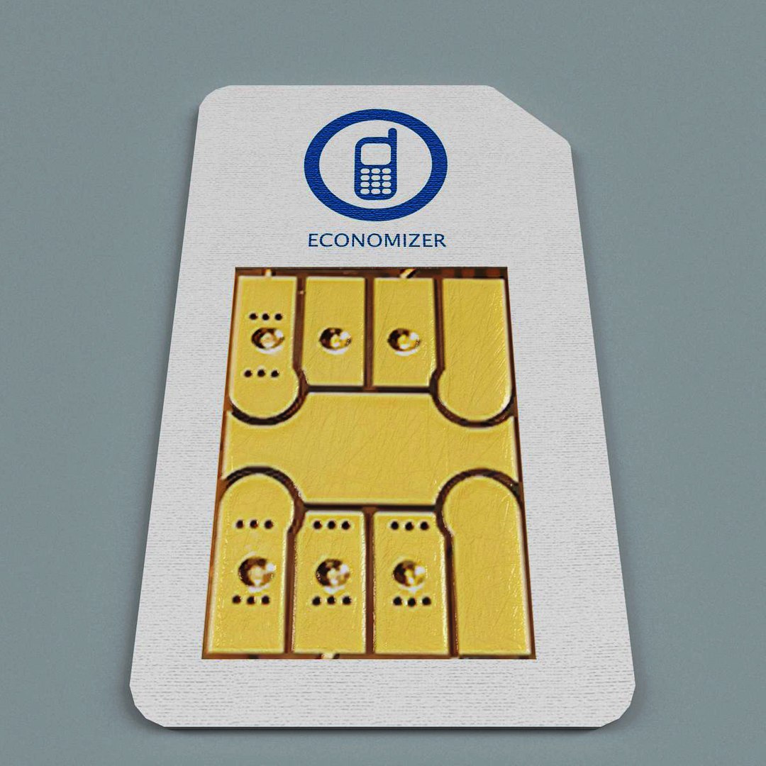 3d Sim Cards Set