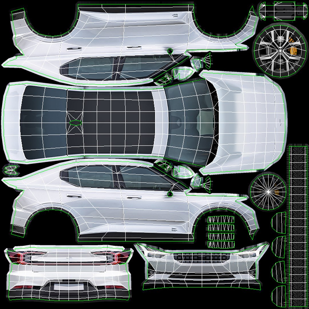 Polestar 2 2021 3D Model - TurboSquid 1716767