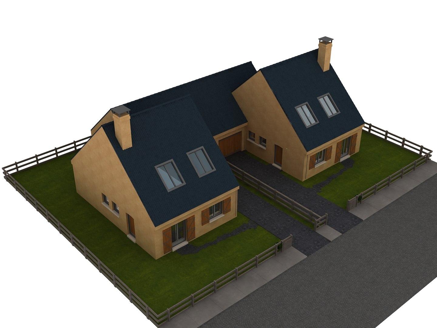 House Cottage Casa Model - TurboSquid 1386684