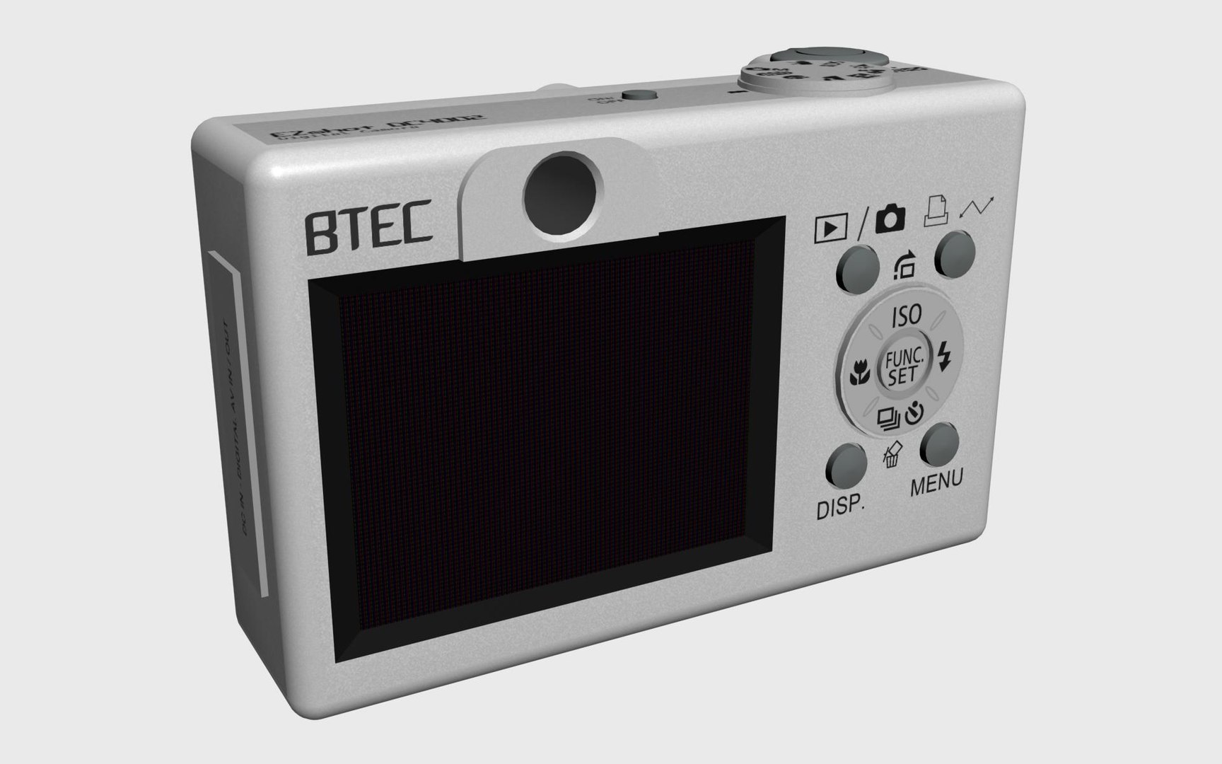 3d model of camera digital