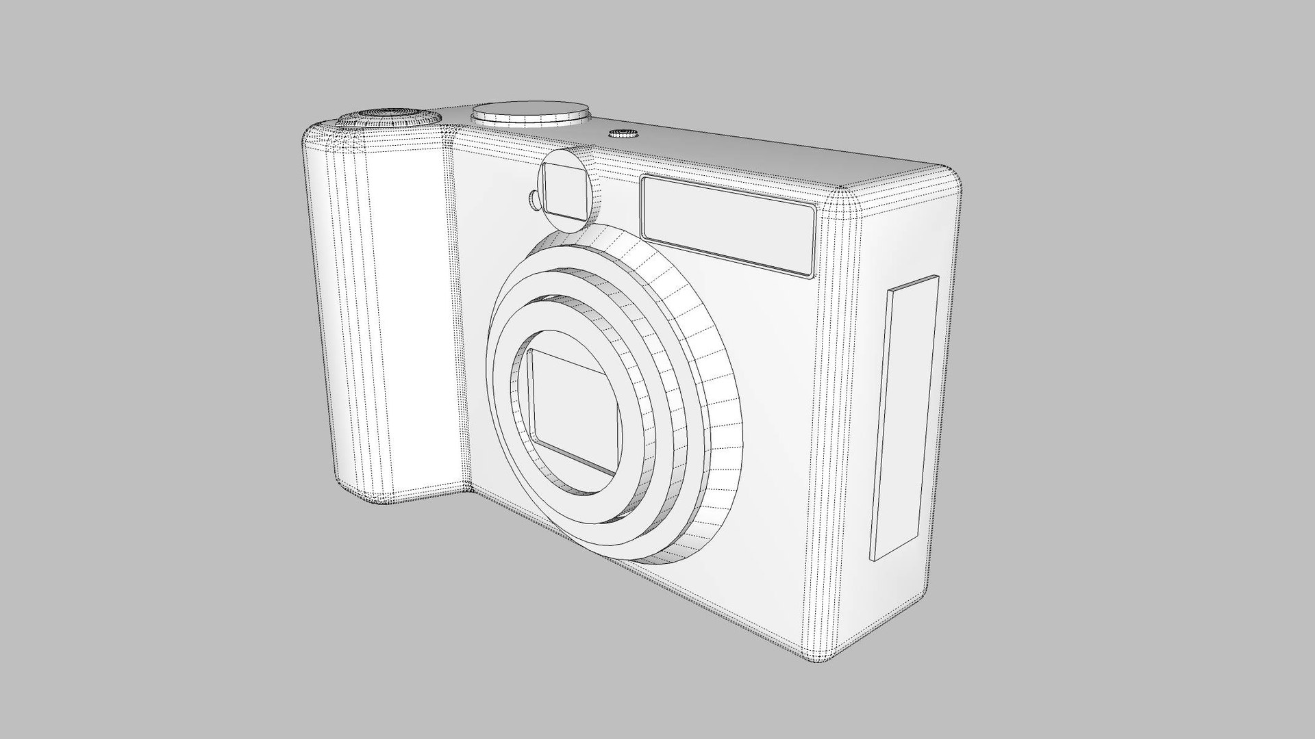 3d model of camera digital