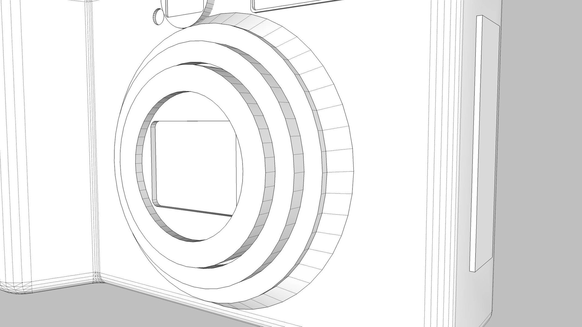 3d model of camera digital