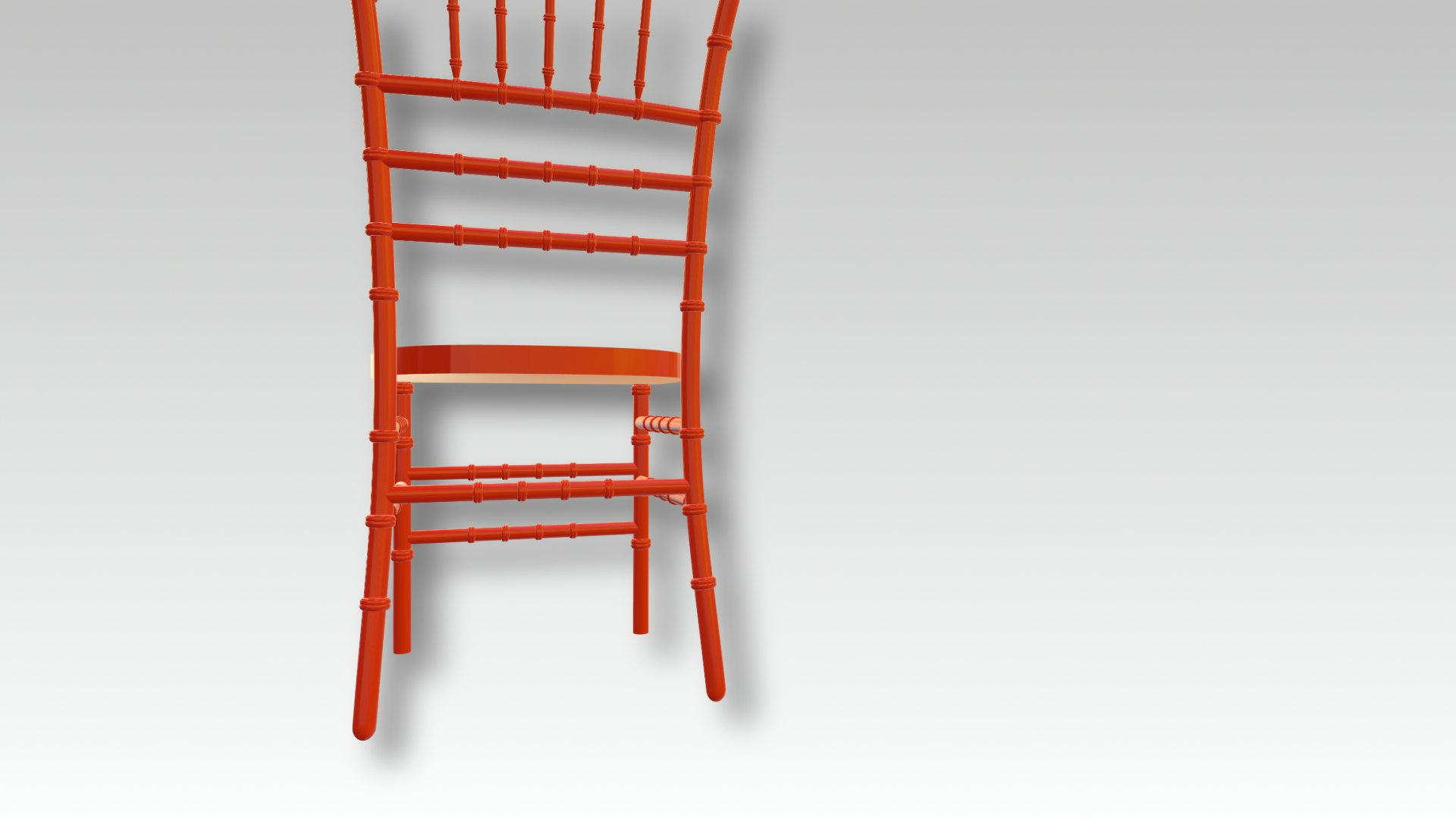 3D Tiffany Chair Red Model - TurboSquid 1855317