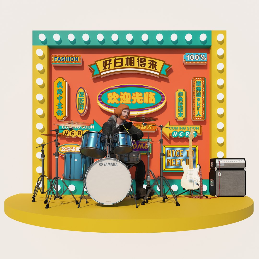 Retro Small Stage Tea Restaurant Small Stage Hong Kong Style Small ...