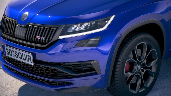 스코다 코디 악 RS 2019 3D 모델 - TurboSquid 1359044