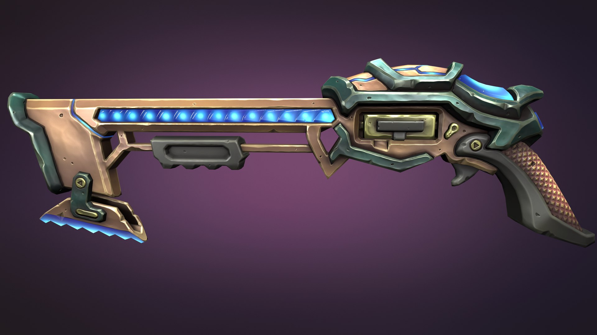 Sci-fi Musket 3D Model - TurboSquid 2119301