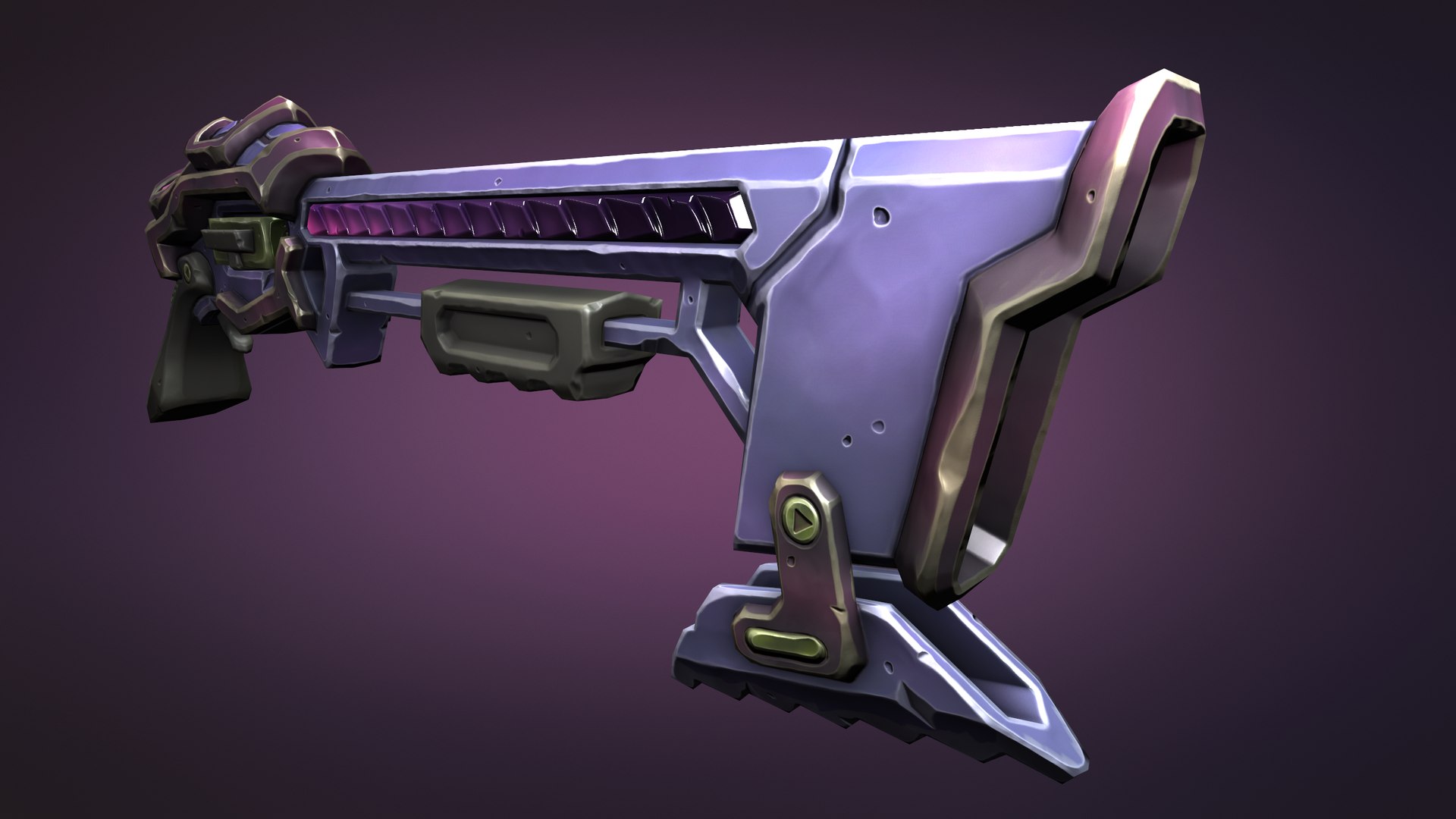 Sci-fi Musket 3D Model - TurboSquid 2119301