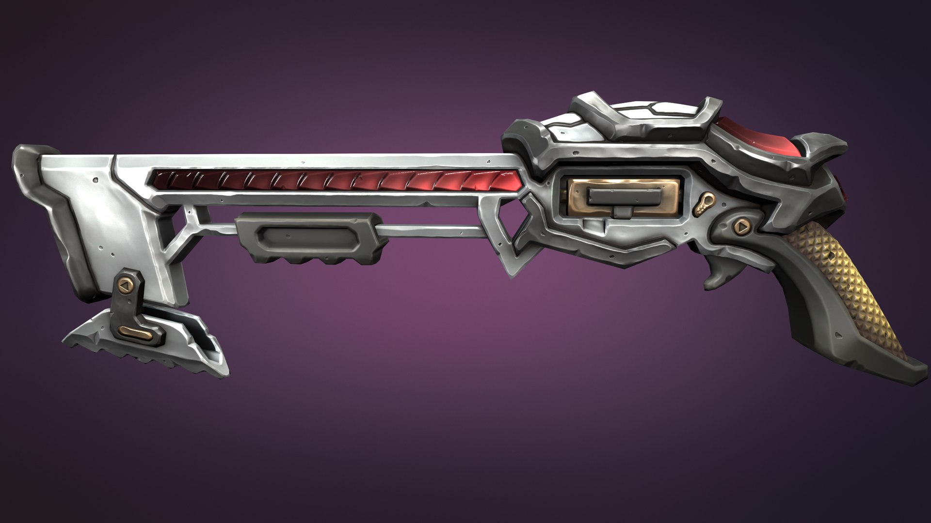 Sci-fi Musket 3D Model - TurboSquid 2119301