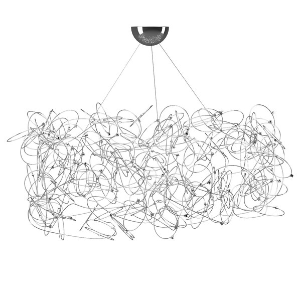 3D quasar curled chandelier - TurboSquid 1502548