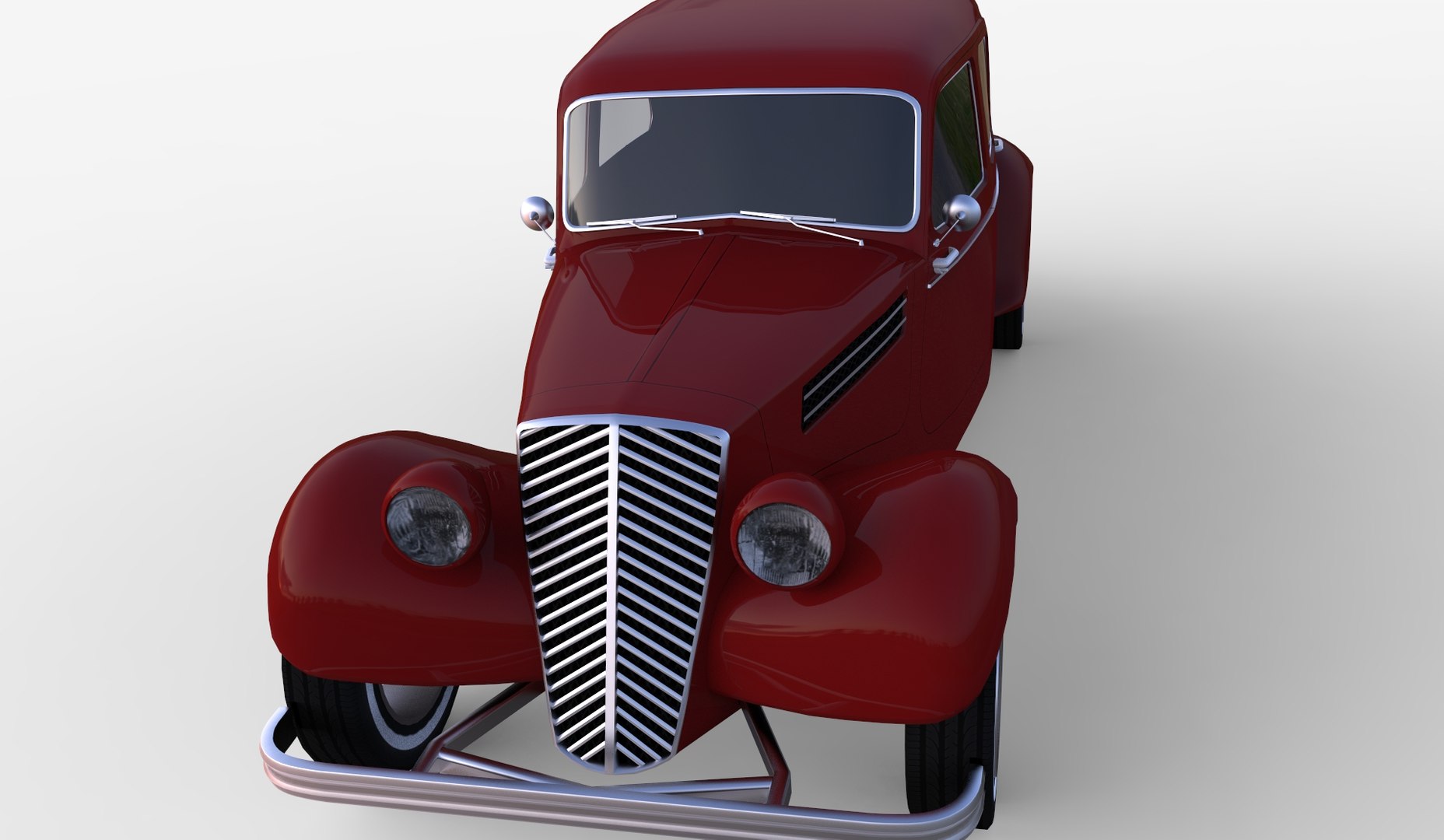 3d generic classic car oxford model