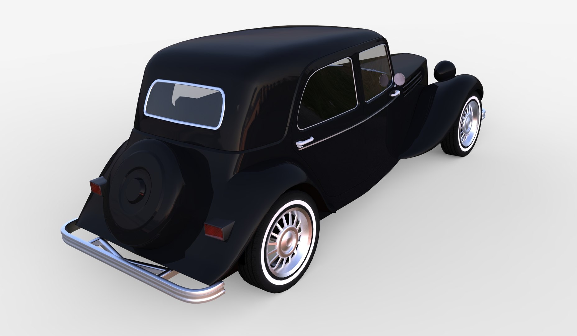 3d Generic Classic Car Oxford Model