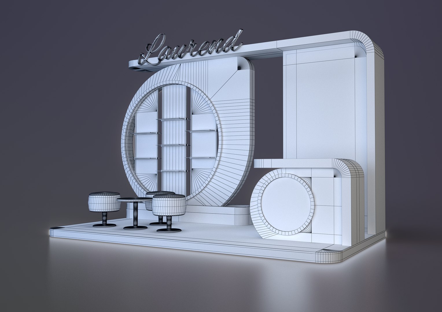 3D MINI BOOTH 04 - TurboSquid 1858311