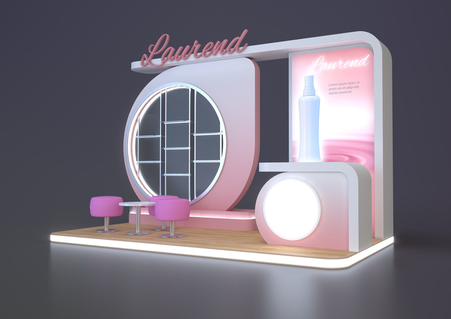 3D MINI BOOTH 04 - TurboSquid 1858311