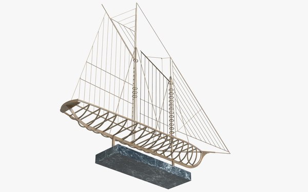 Boat Wire Sculpture 3D - TurboSquid 1834859